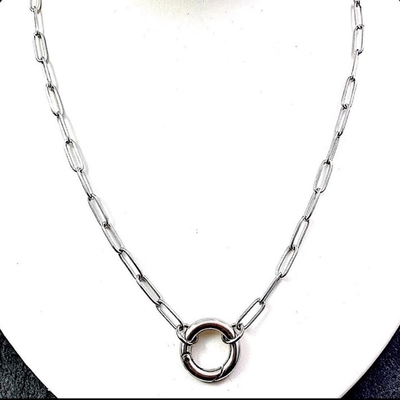 Jewelry | Sterling Silver Openable Ring Necklace | Poshmark